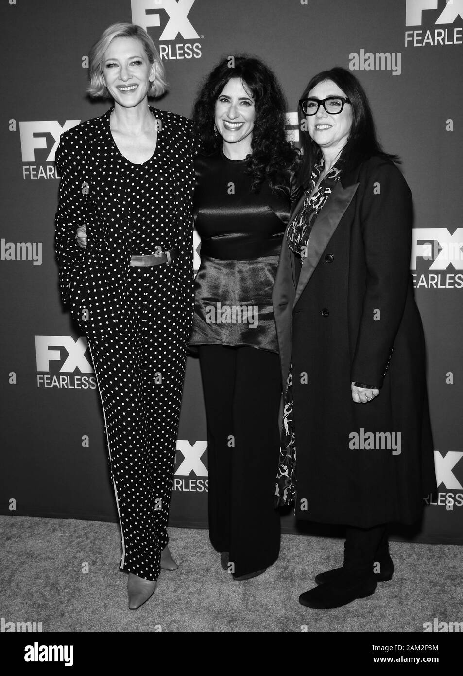 Pasadena, CA - January 09, 2020: (L-R) Dahvi Waller, Cate Blanchett ...
