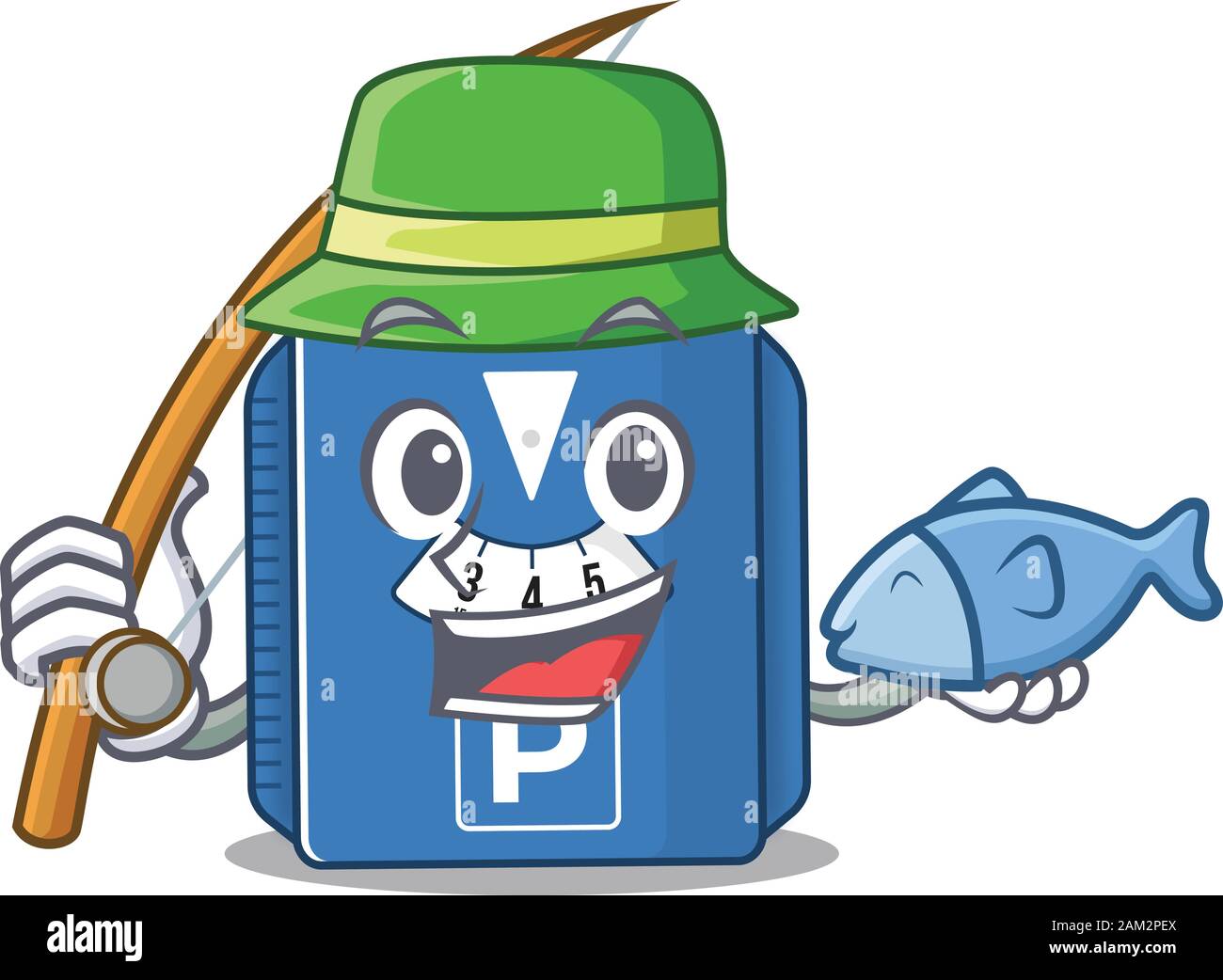 A Picture of happy Fishing parking disc design Stock Vector Image & Art ...