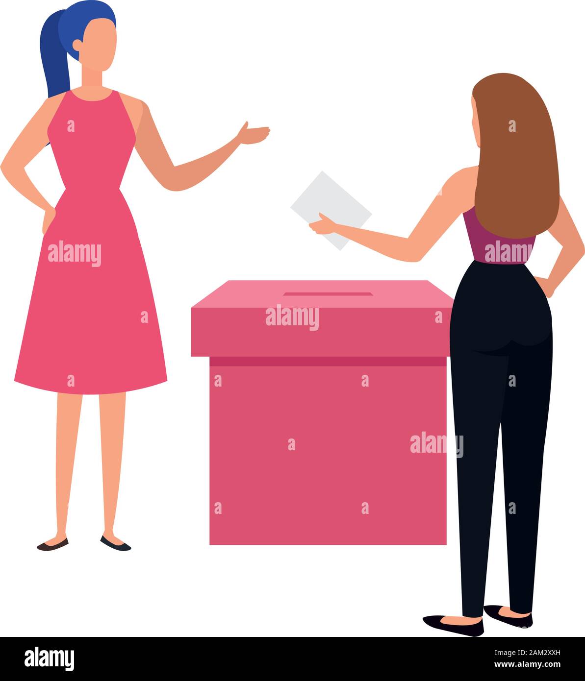 Women Voting Clipart