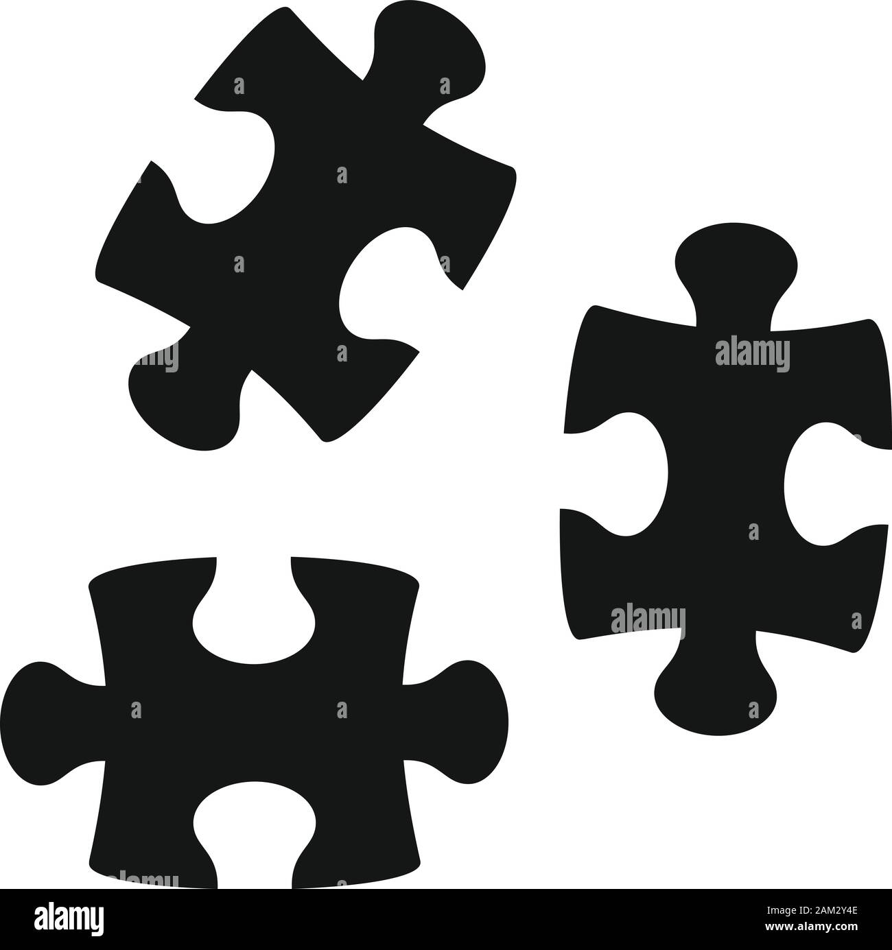 Jigsaw icon. Simple illustration of jigsaw vector icon for web design ...