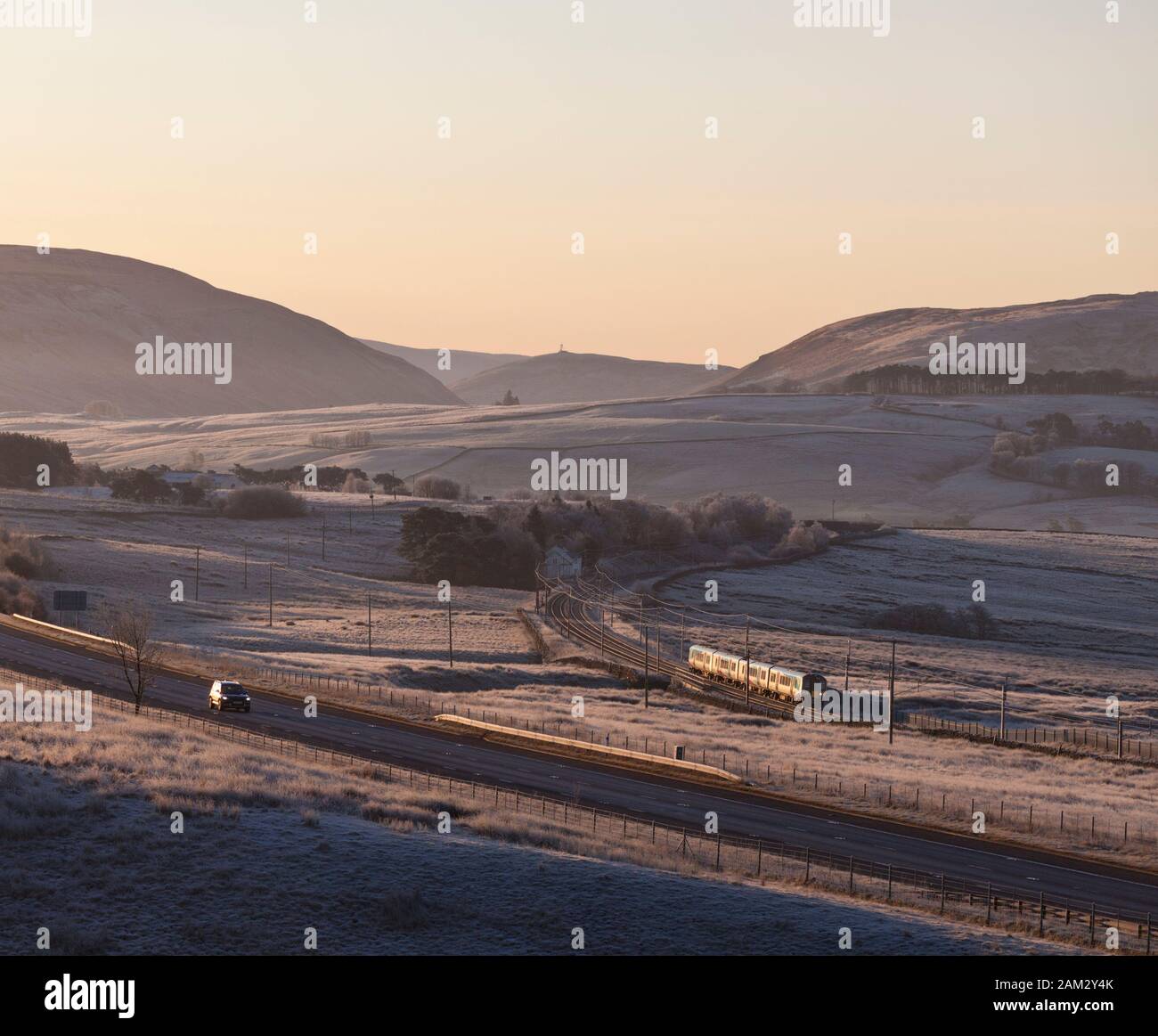 First Transpennine Express class 350 siemens desiro train passing Tebay ...
