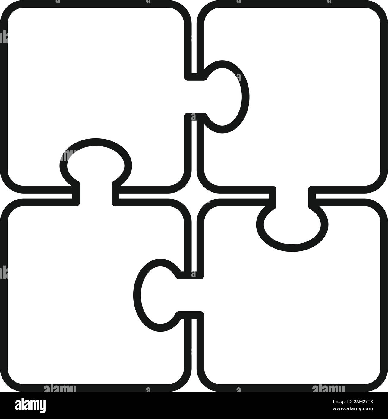 Development puzzle icon. Outline development puzzle vector icon for web ...