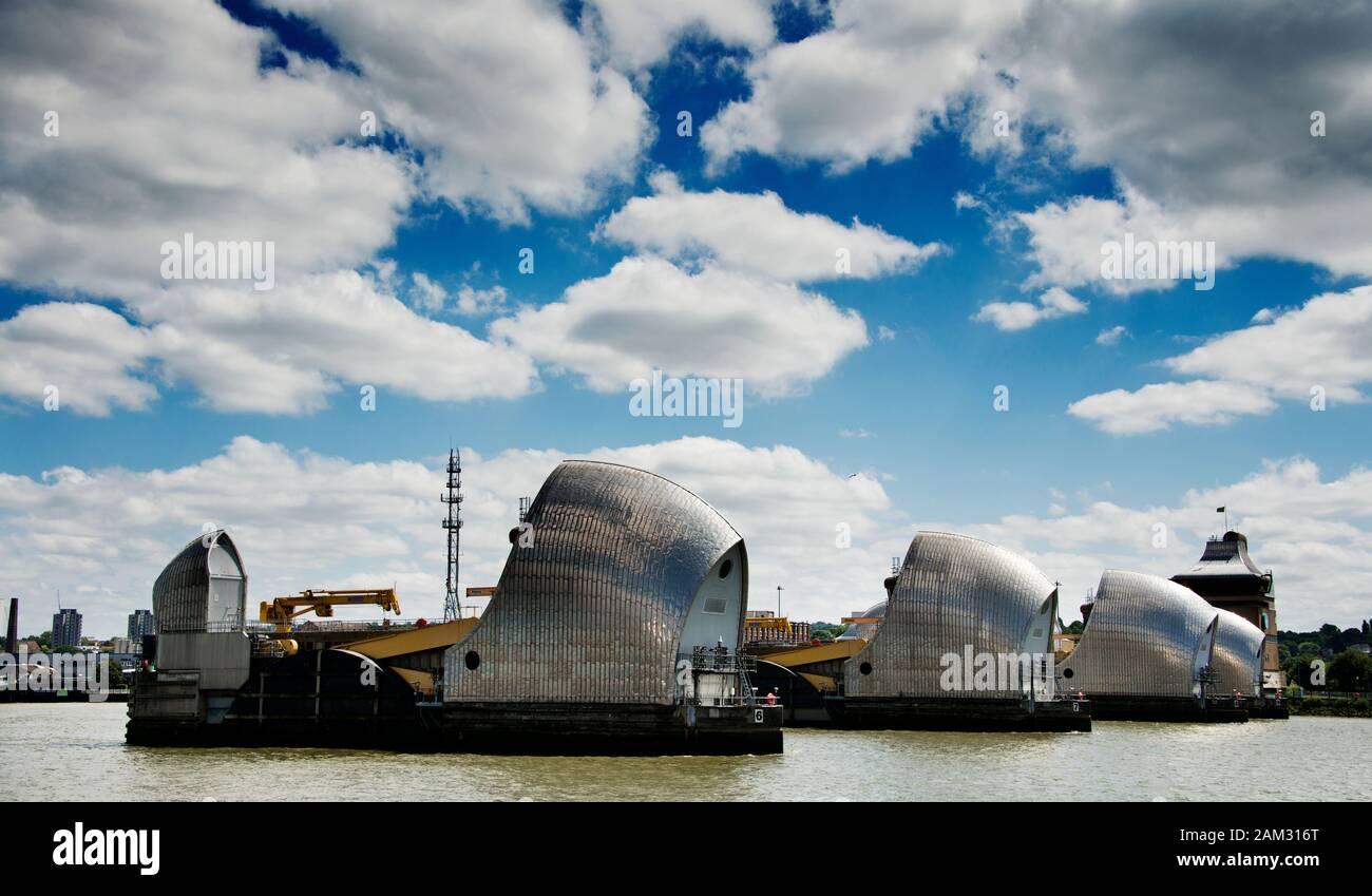 Thames Barrier London UK Stock Photo - Alamy