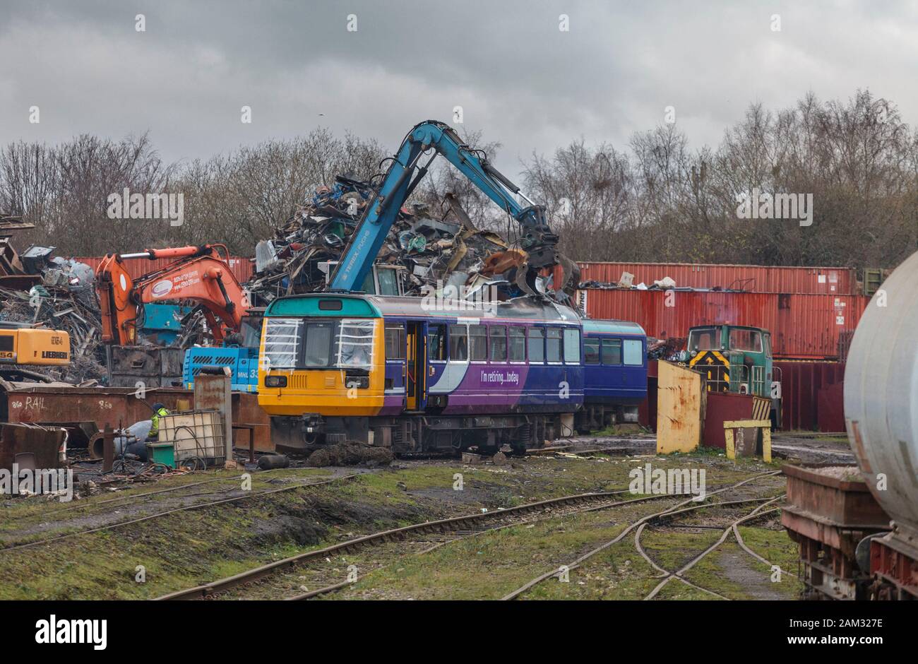 Scrap Train Uk High Resolution Stock Photography and Images - Alamy