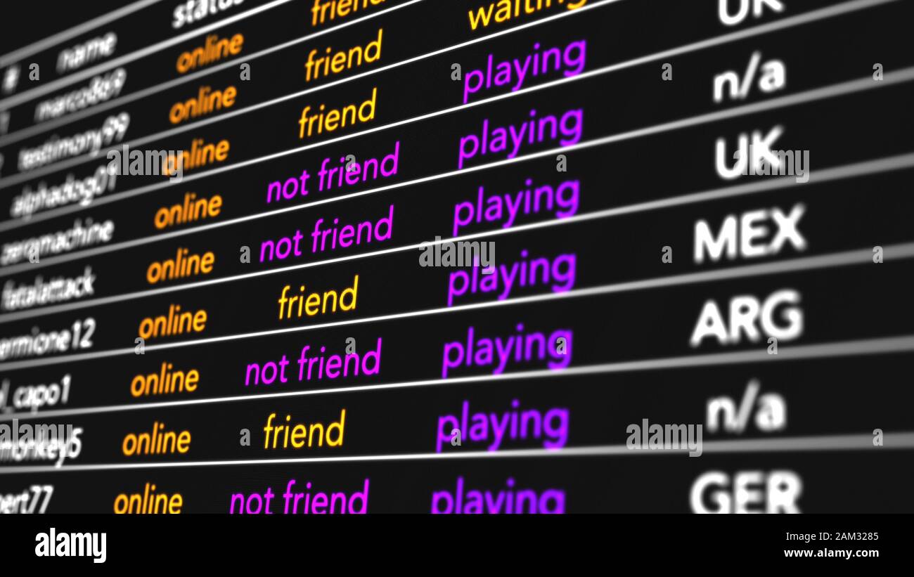 Video Game Multiplayer Fictional Display Simulation Illustration The ...