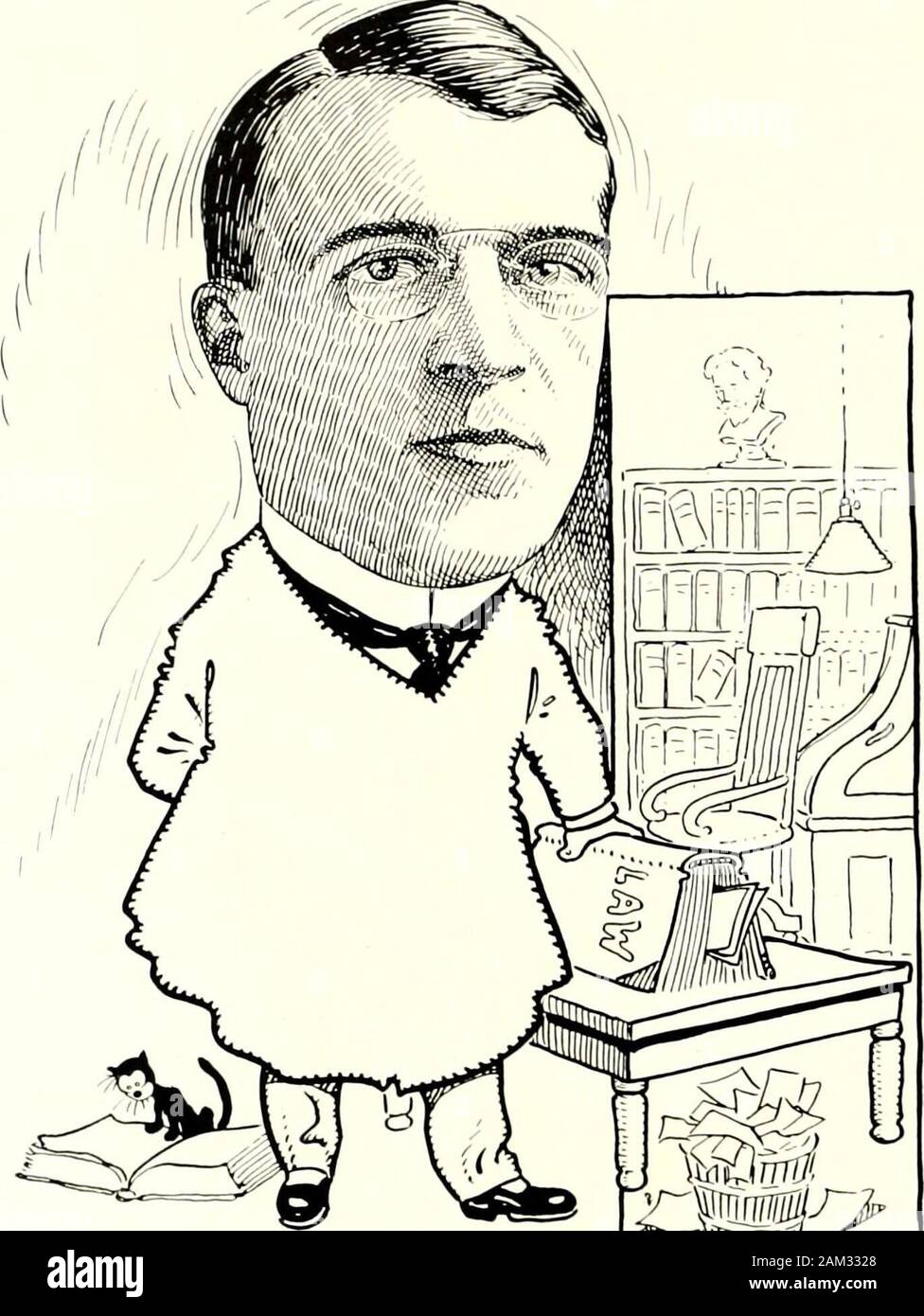 A gallery of pen sketches in black and white of "Cincinnatians as we ...