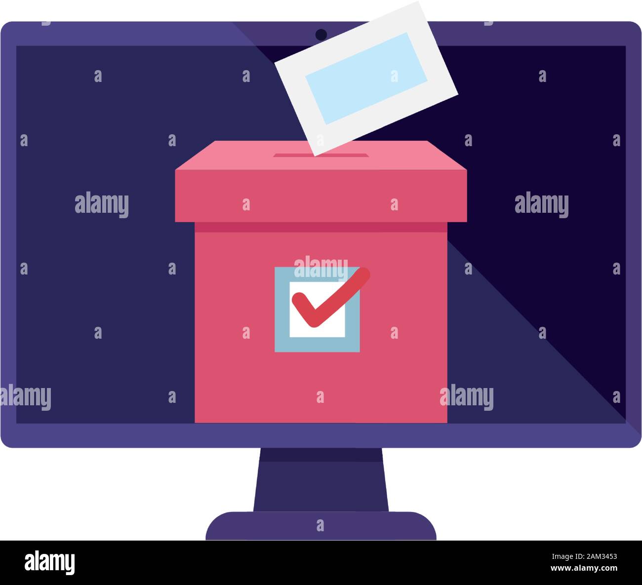 Electronic urn Stock Vector Images - Alamy