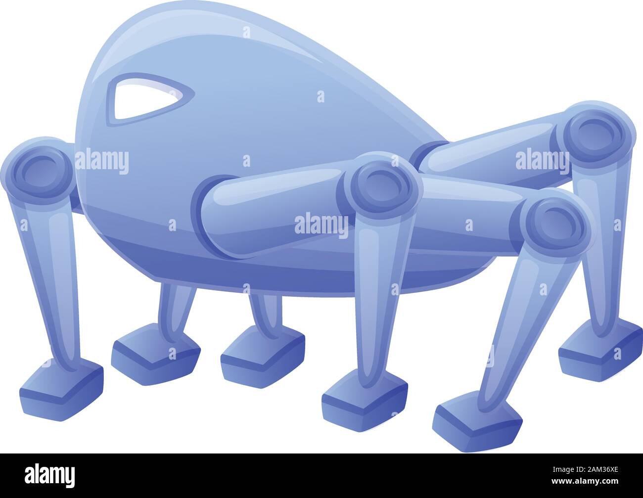 Spider robot icon. Cartoon of spider robot vector icon for web design ...