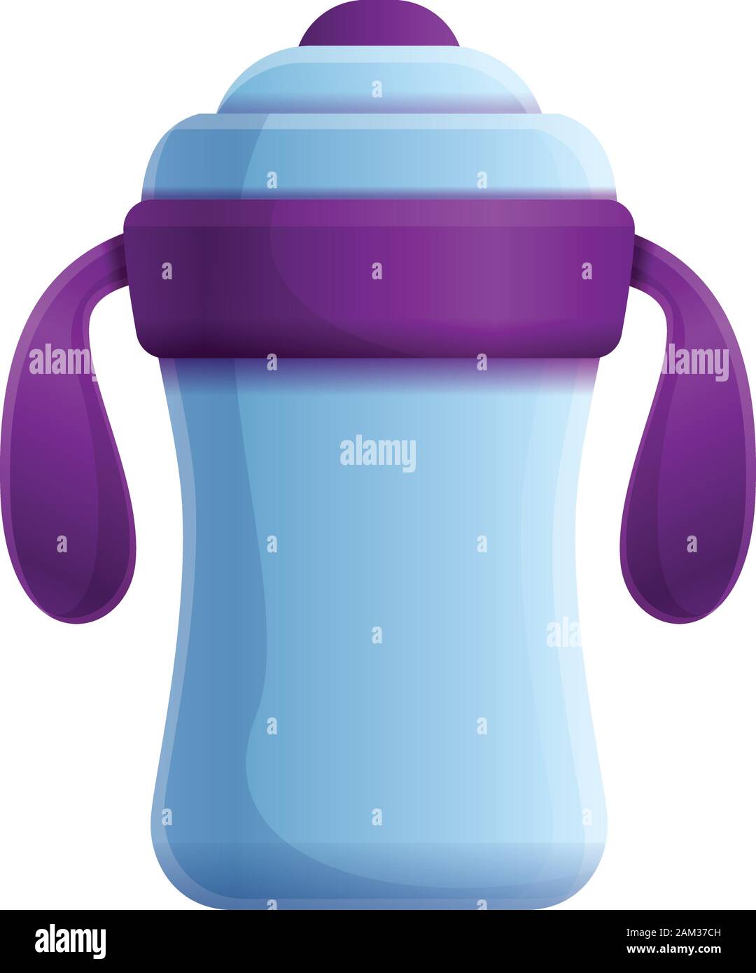 Baby bottle icon. Cartoon of baby bottle vector icon for web design ...