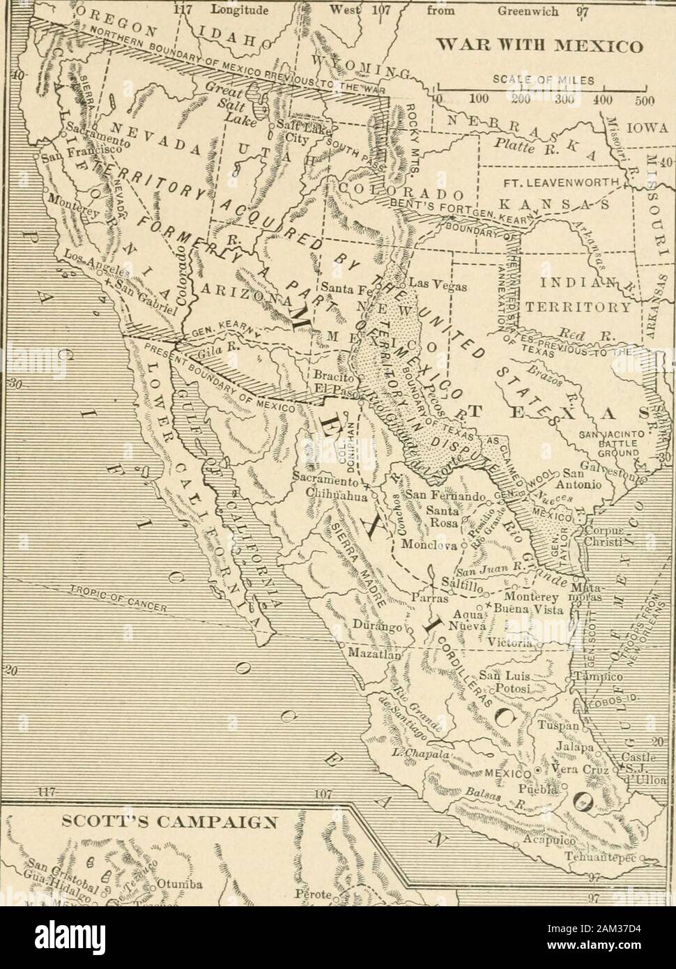 Treaty of guadalupe hidalgo in 1848 hi-res stock photography and images ...