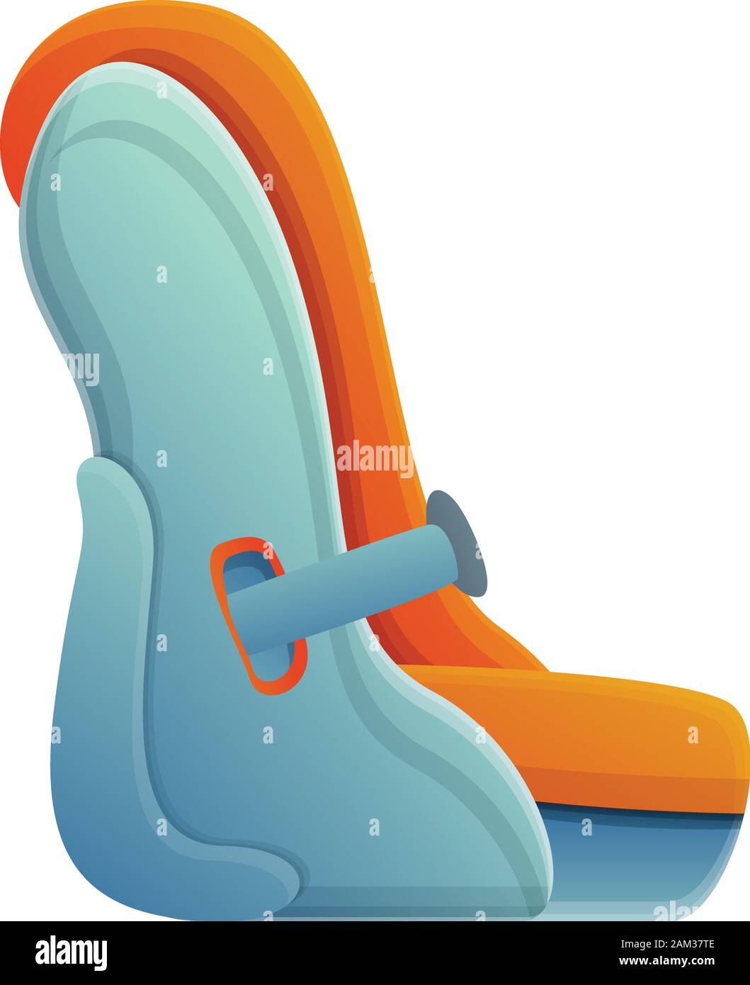 Protect baby car seat icon. Cartoon of protect baby car seat vector ...