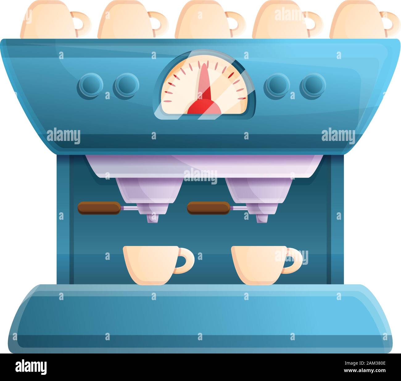Restaurant coffee machine icon. Cartoon of restaurant coffee machine ...