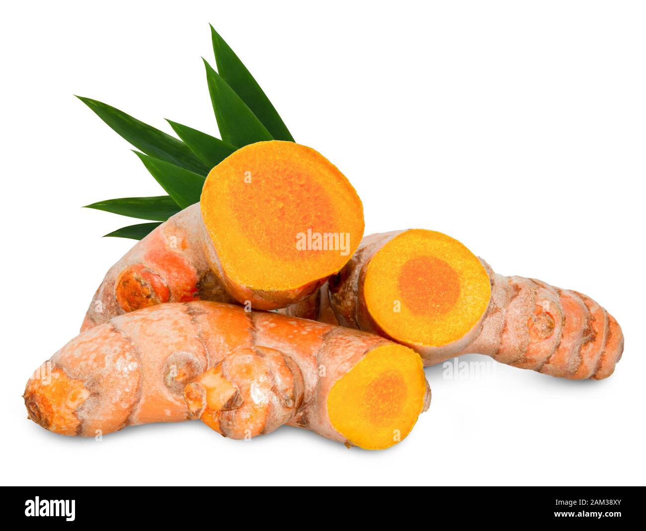 turmeric isolated on white background,with clipping path Stock Photo ...