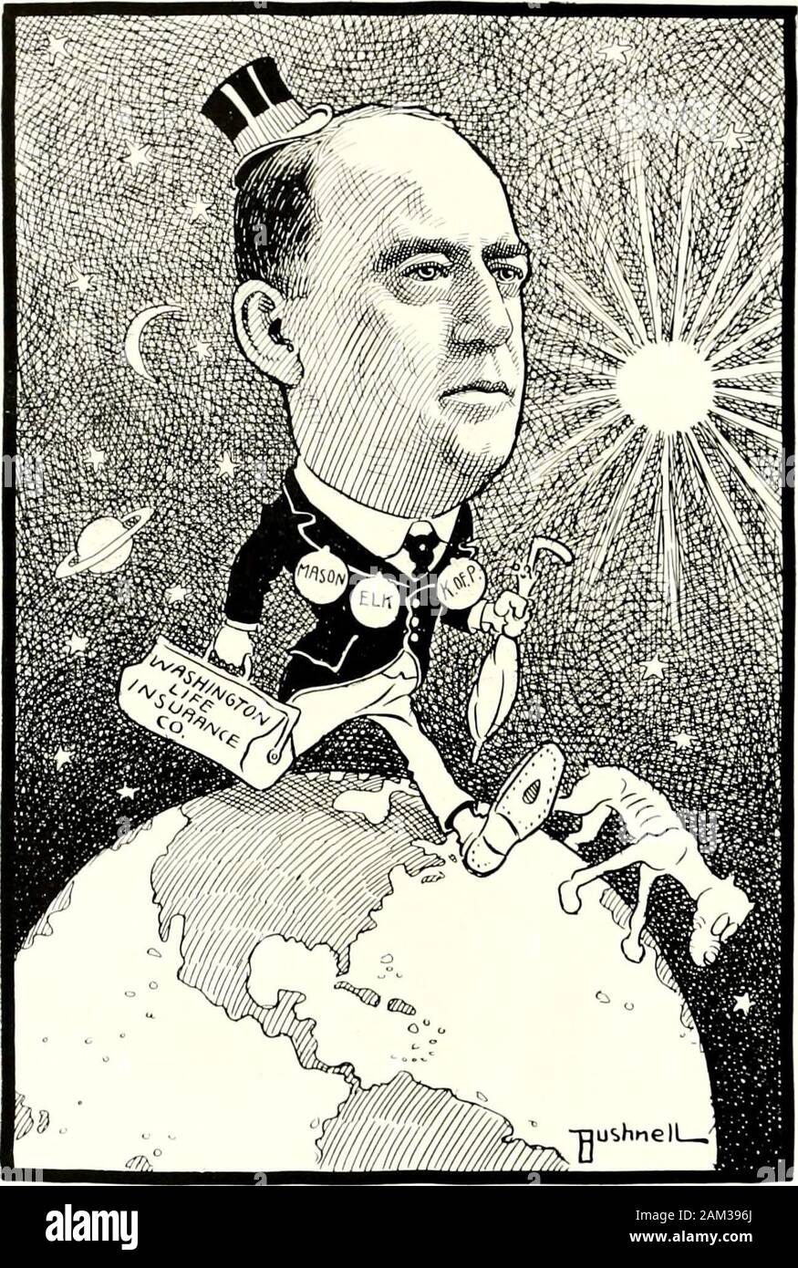 A gallery of pen sketches in black and white of "Cincinnatians as we ...