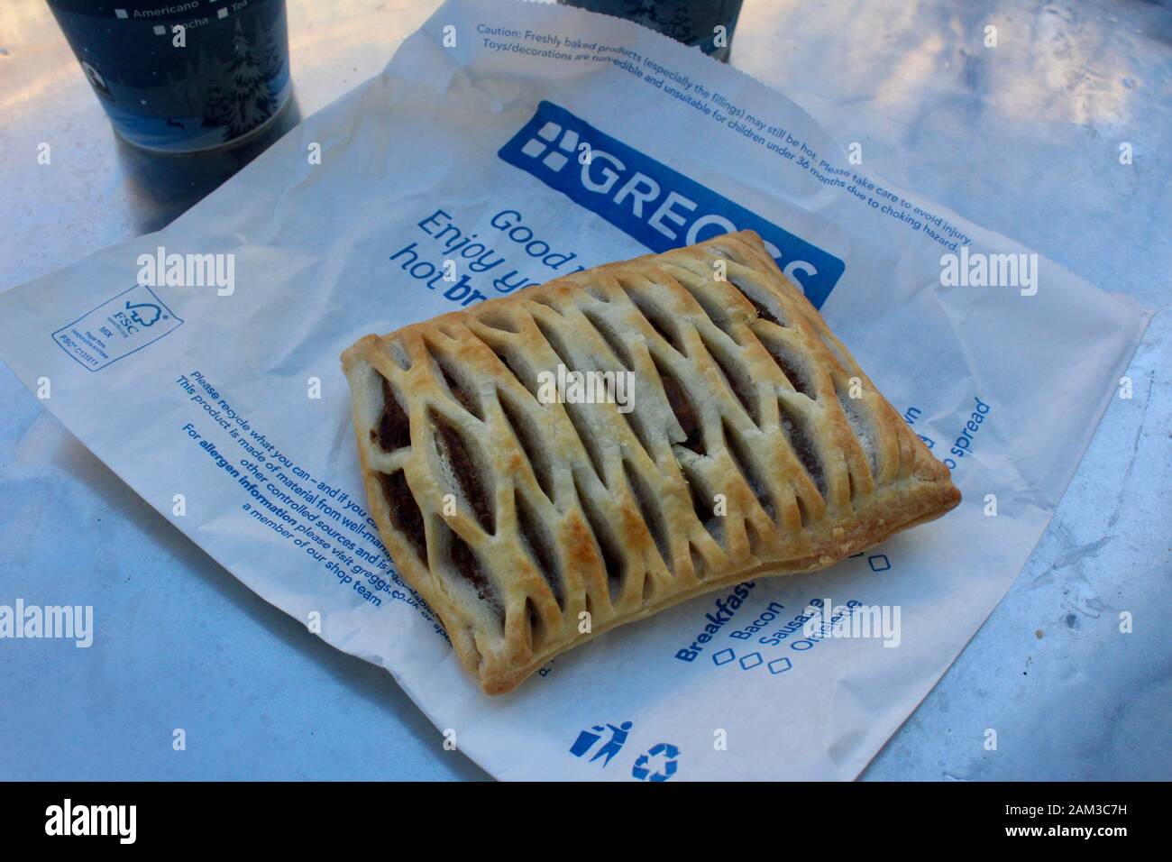 Greggs pasty hi-res stock photography and images - Alamy