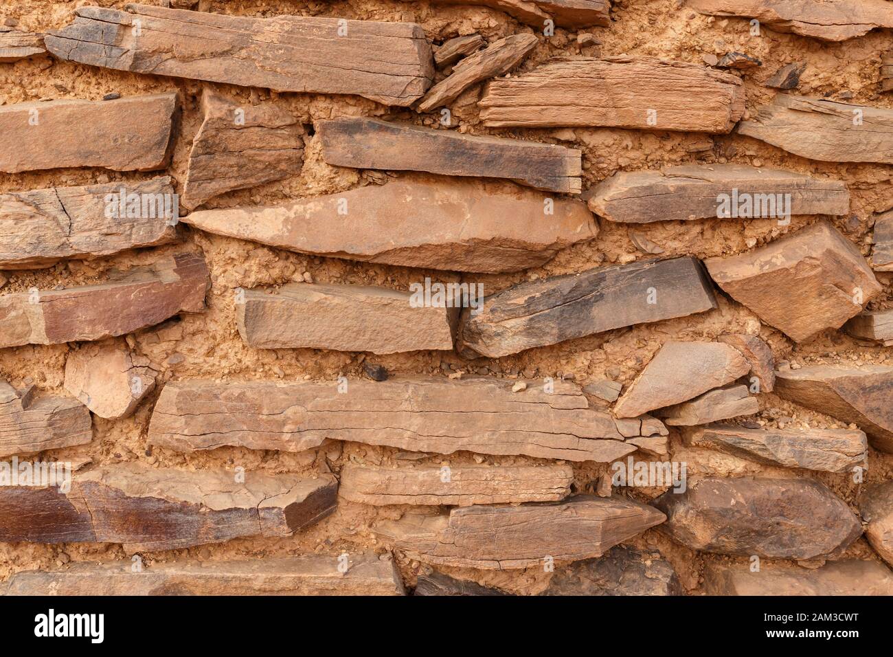 old stone wall, ruins of an ancient city, Morocco Stock Photo - Alamy