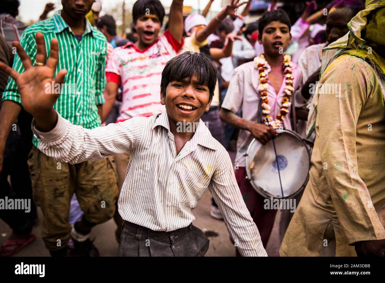 Indian kid dancing hi-res stock photography and images - Alamy