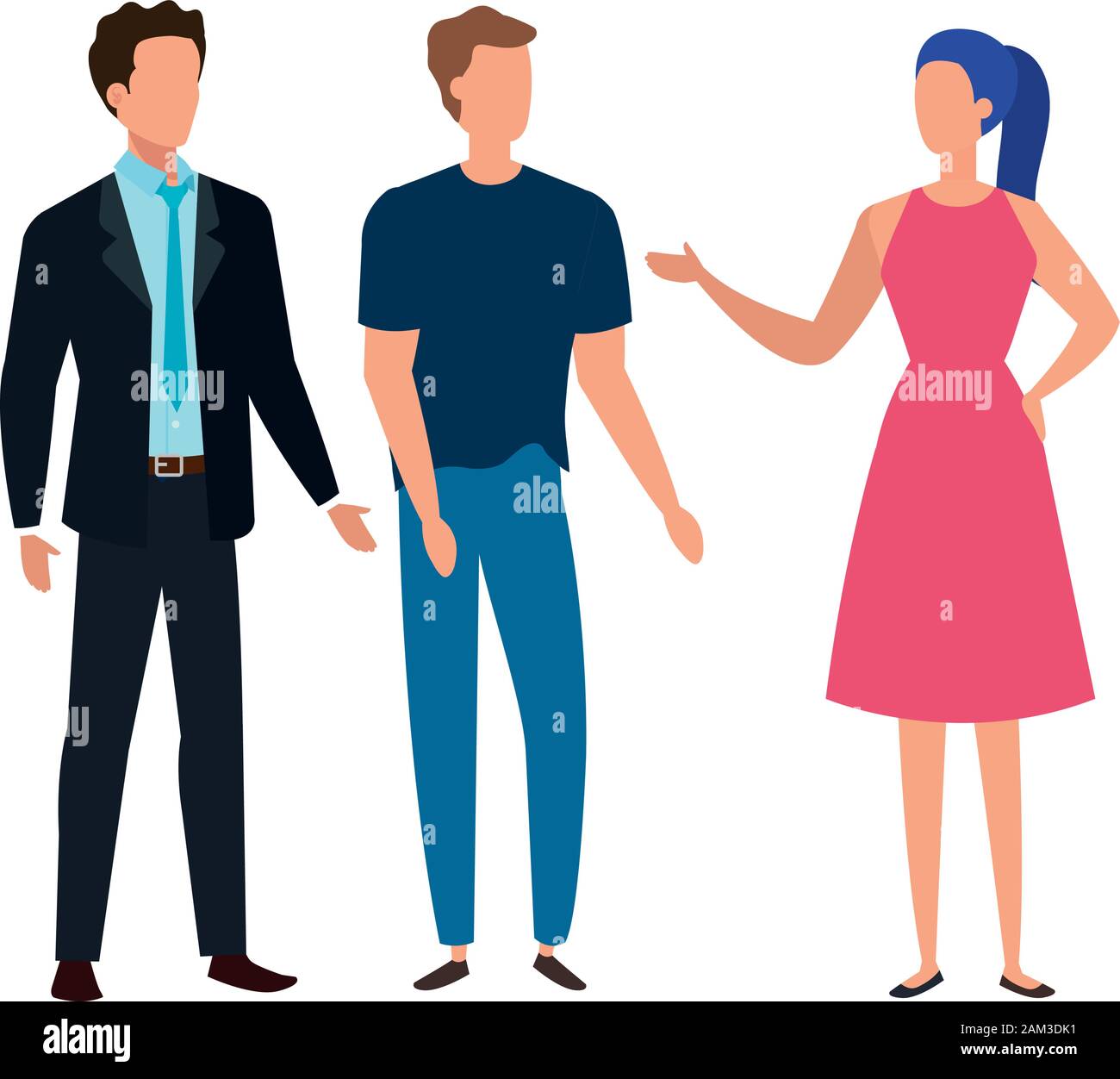 group of business people avatar characters Stock Vector Image & Art - Alamy