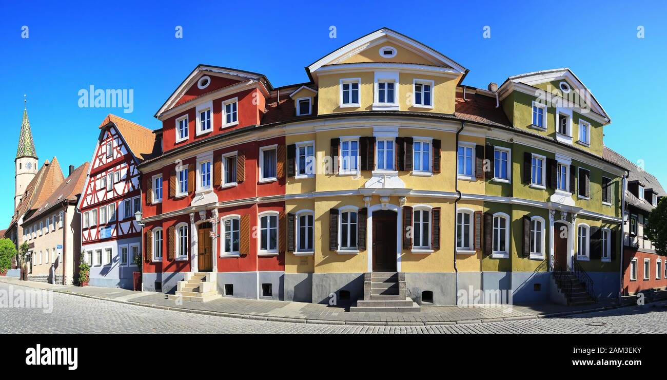 Panorama Bad Windsheim is a city in Bavaria Germany Stock Photo - Alamy