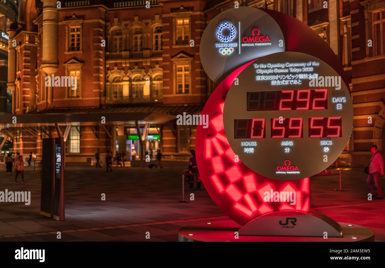 Official olympic timekeeper Omega countdown clock for the Olympic and ...
