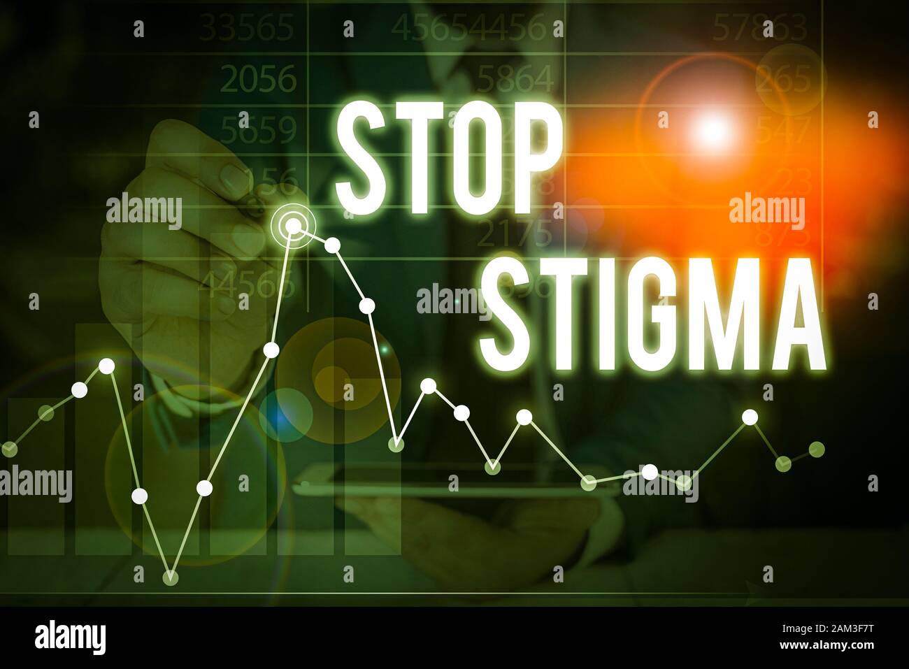 Handwriting text Stop Stigma. Conceptual photo end the feeling of ...