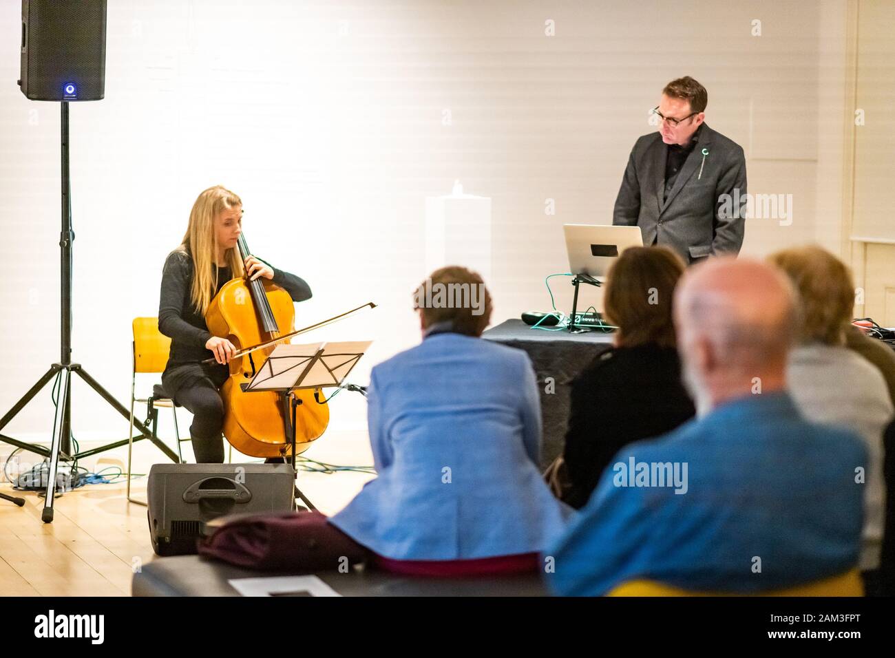 Edinburgh, UK. 10th January 2020. New Music Scotland award-winner ...