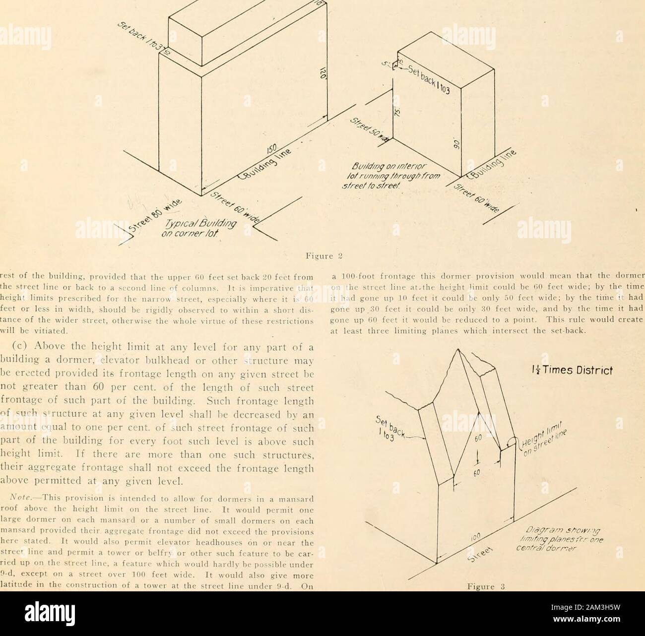 New York city building zone resolution restricting the height and use ...