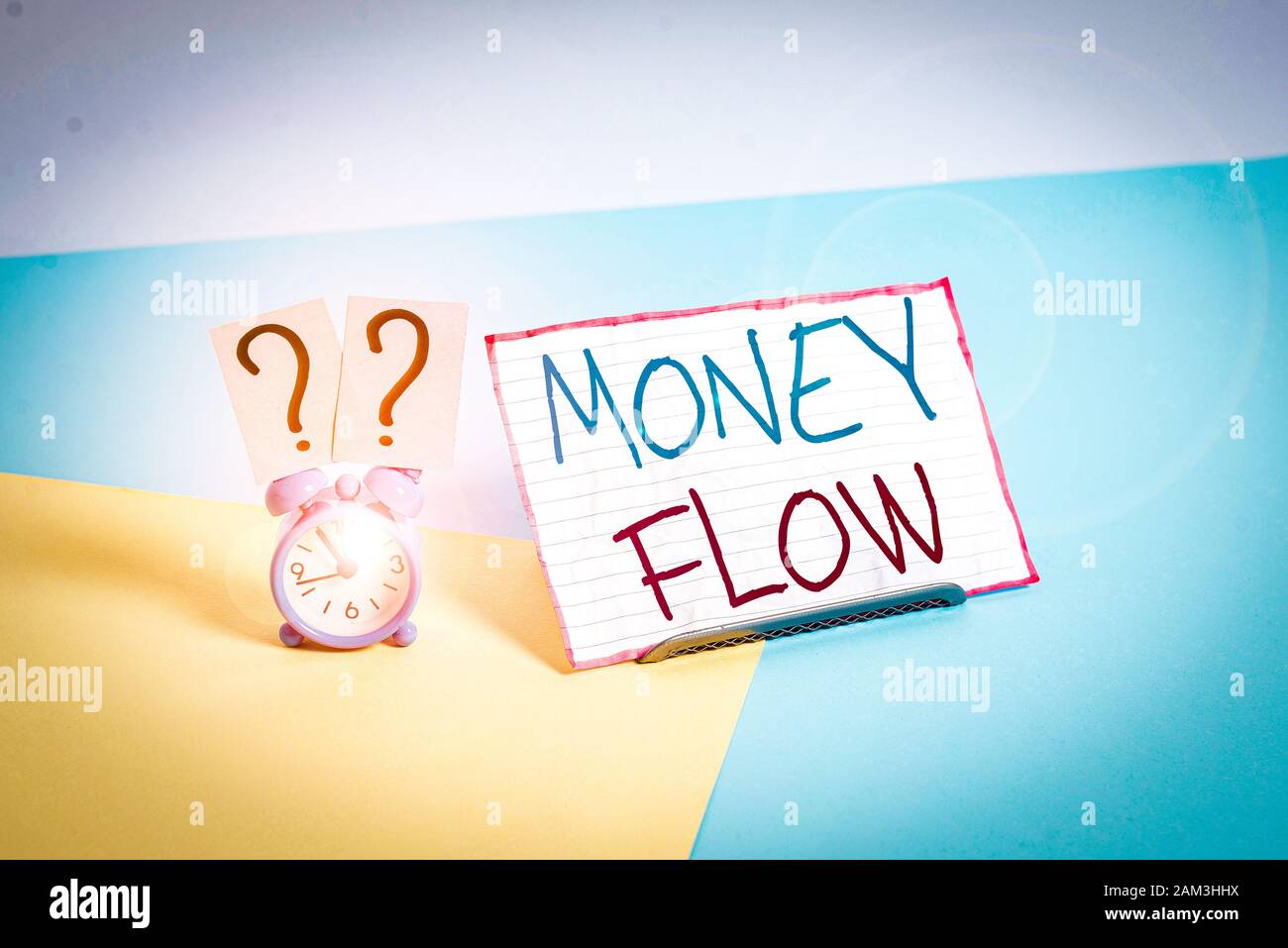 Handwriting text Money Flow. Conceptual photo the increase or decrease ...