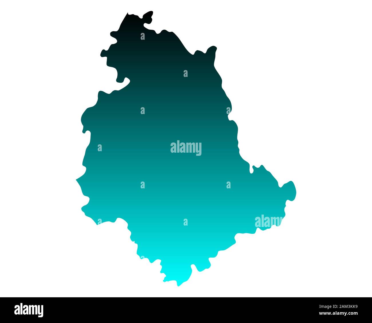 Map of Umbria Stock Photo - Alamy