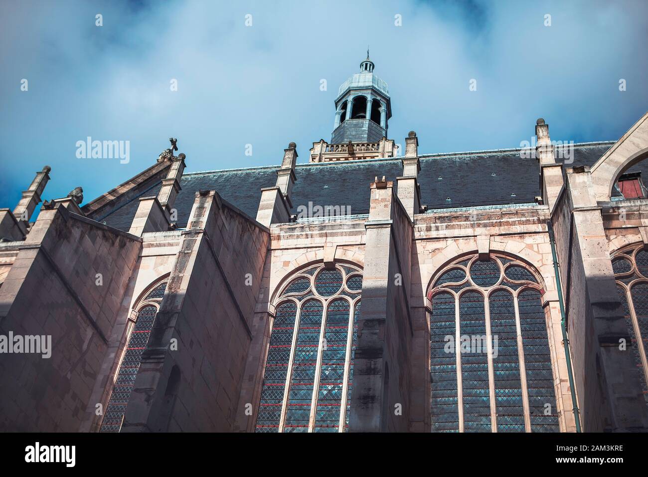 Side view of church with Renaissance and gothic design Stock Photo - Alamy