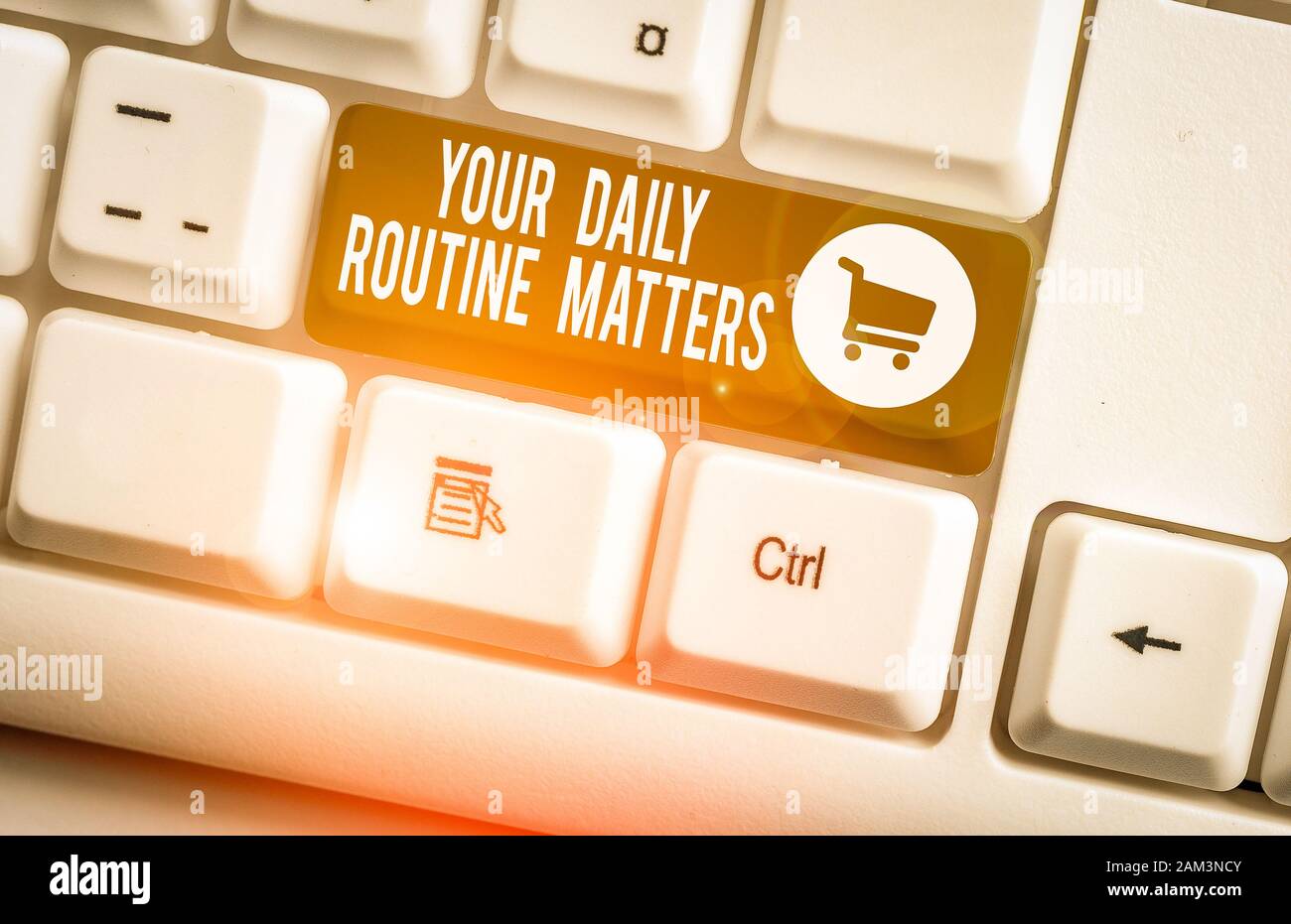 Word writing text Your Daily Routine Matters. Business photo showcasing ...