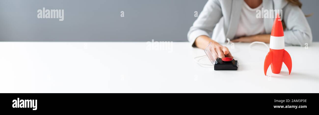 Pressing launch button hi-res stock photography and images - Alamy