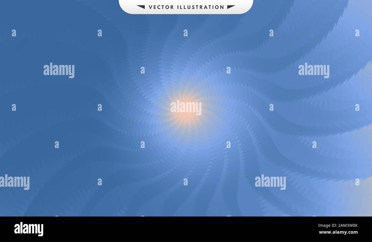 Concentric abstract pattern created from repetitive elements. 3d vector ...