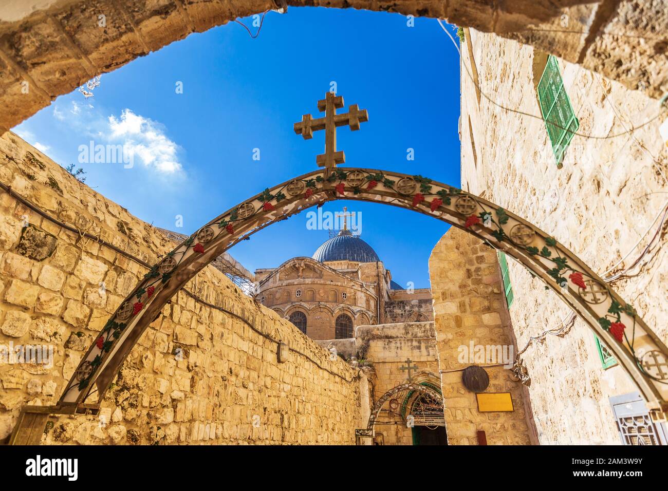Entry to the Coptic Orthodox Patriarchate, St. Anthony Coptic Monastery ...