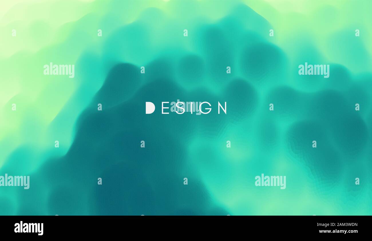 Green misty background. Vector Illustration for advertising, marketing ...