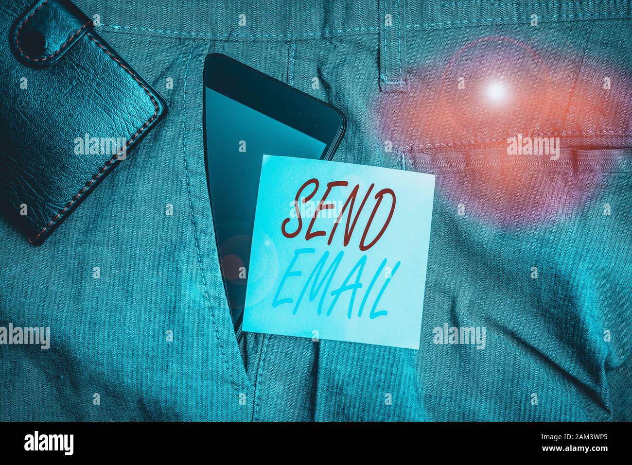 Conceptual hand writing showing Send Email. Concept meaning the system for using computers to ...