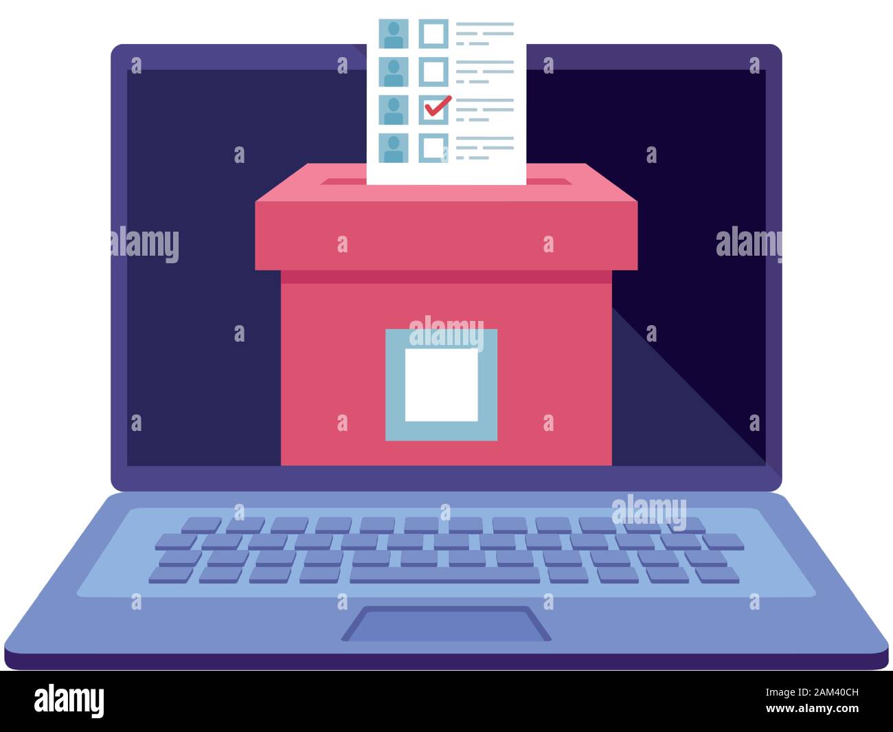 Electronic urn Stock Vector Images - Alamy