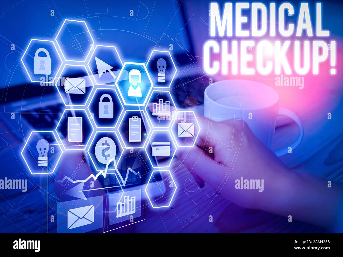 Text sign showing Medical Checkup. Business photo text thorough ...