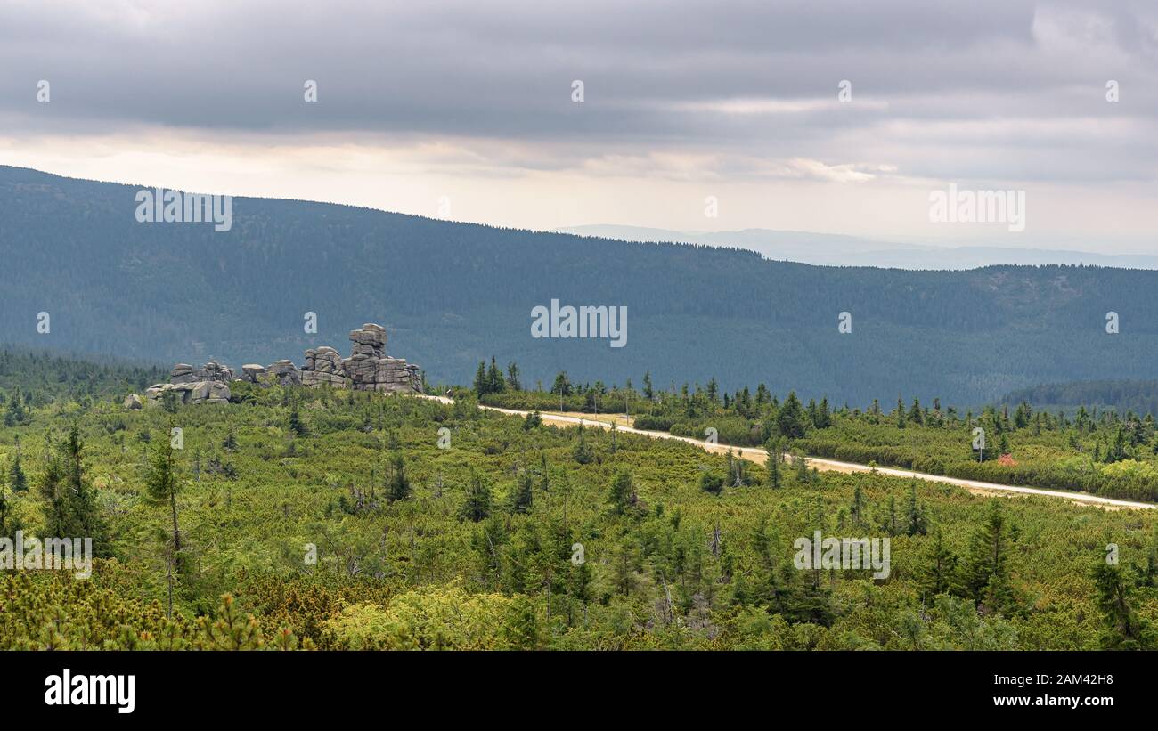 Three border mountains hi-res stock photography and images - Alamy