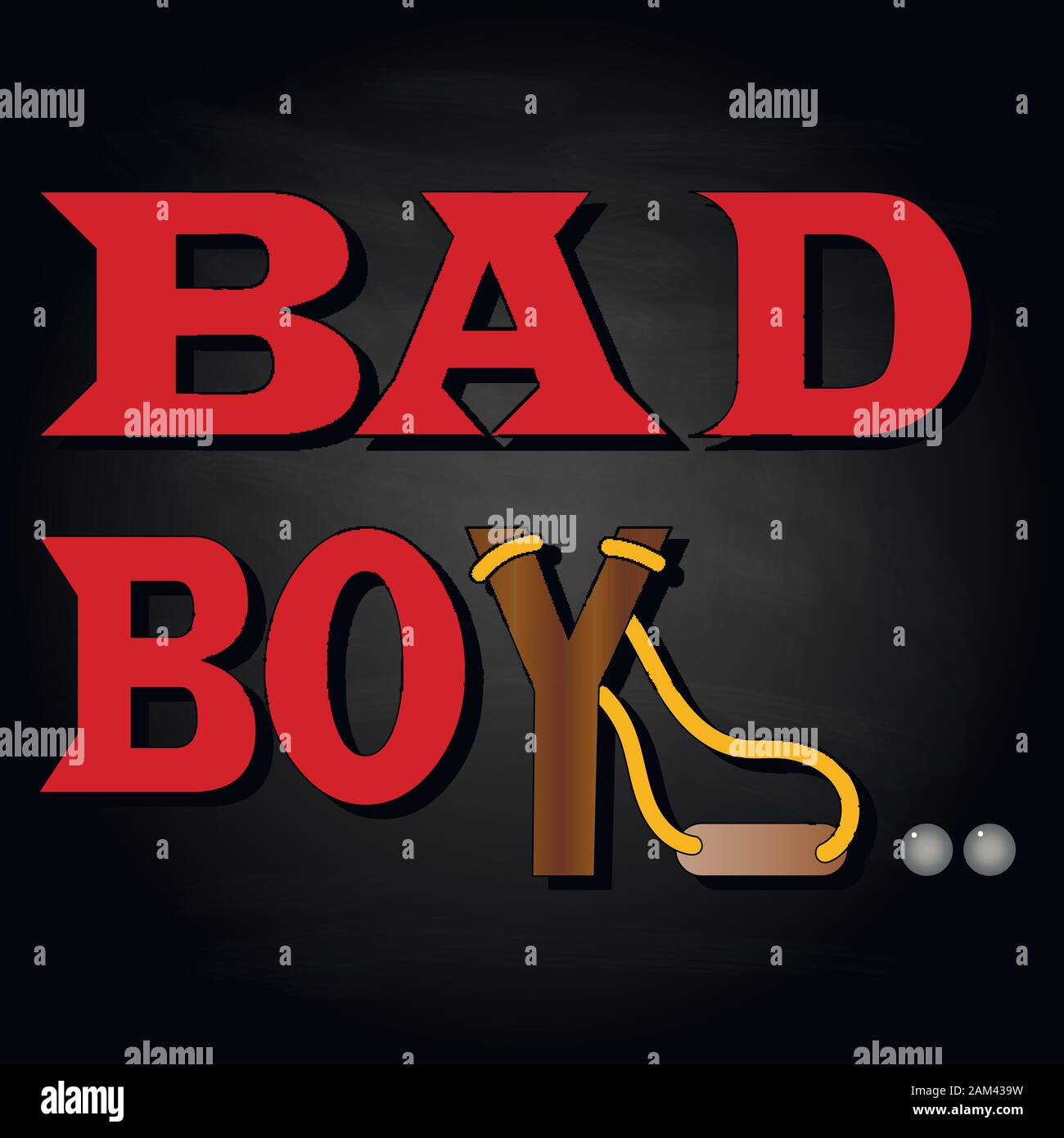 Bad boy.Typography slogan for t-shirts, hoodies. Isolated Stock Vector ...
