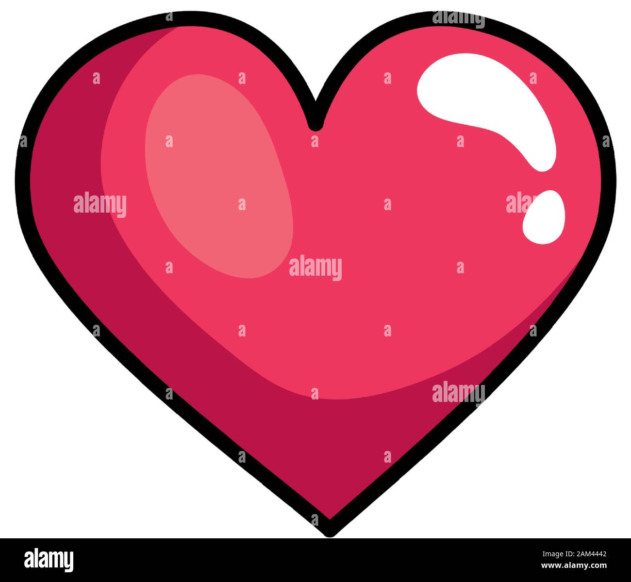heart love pop art style icon Stock Vector Image & Art - Alamy