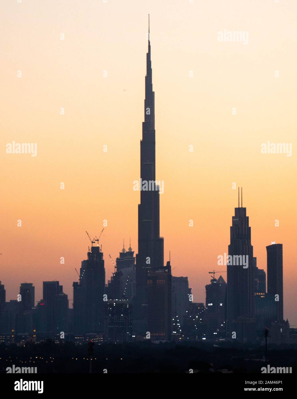 Dubai Skyline UAE Stock Photo - Alamy