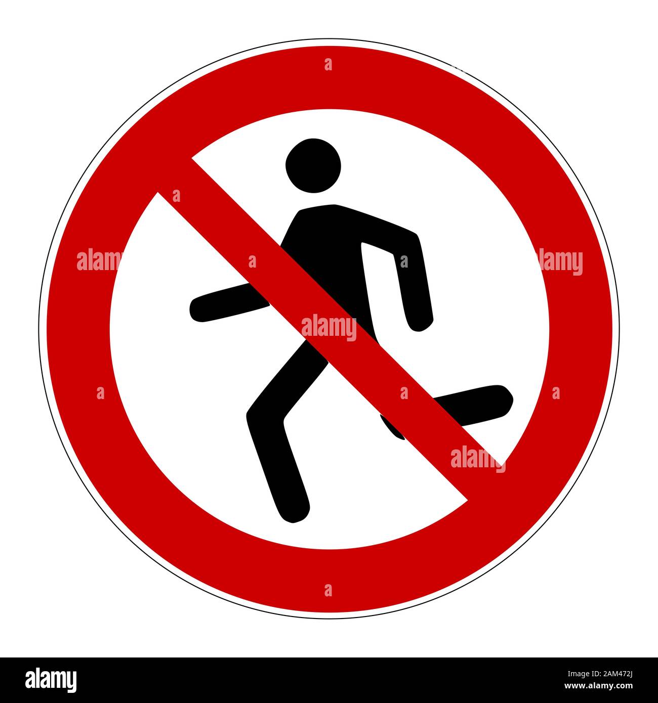 Not permitted Cut Out Stock Images & Pictures - Alamy