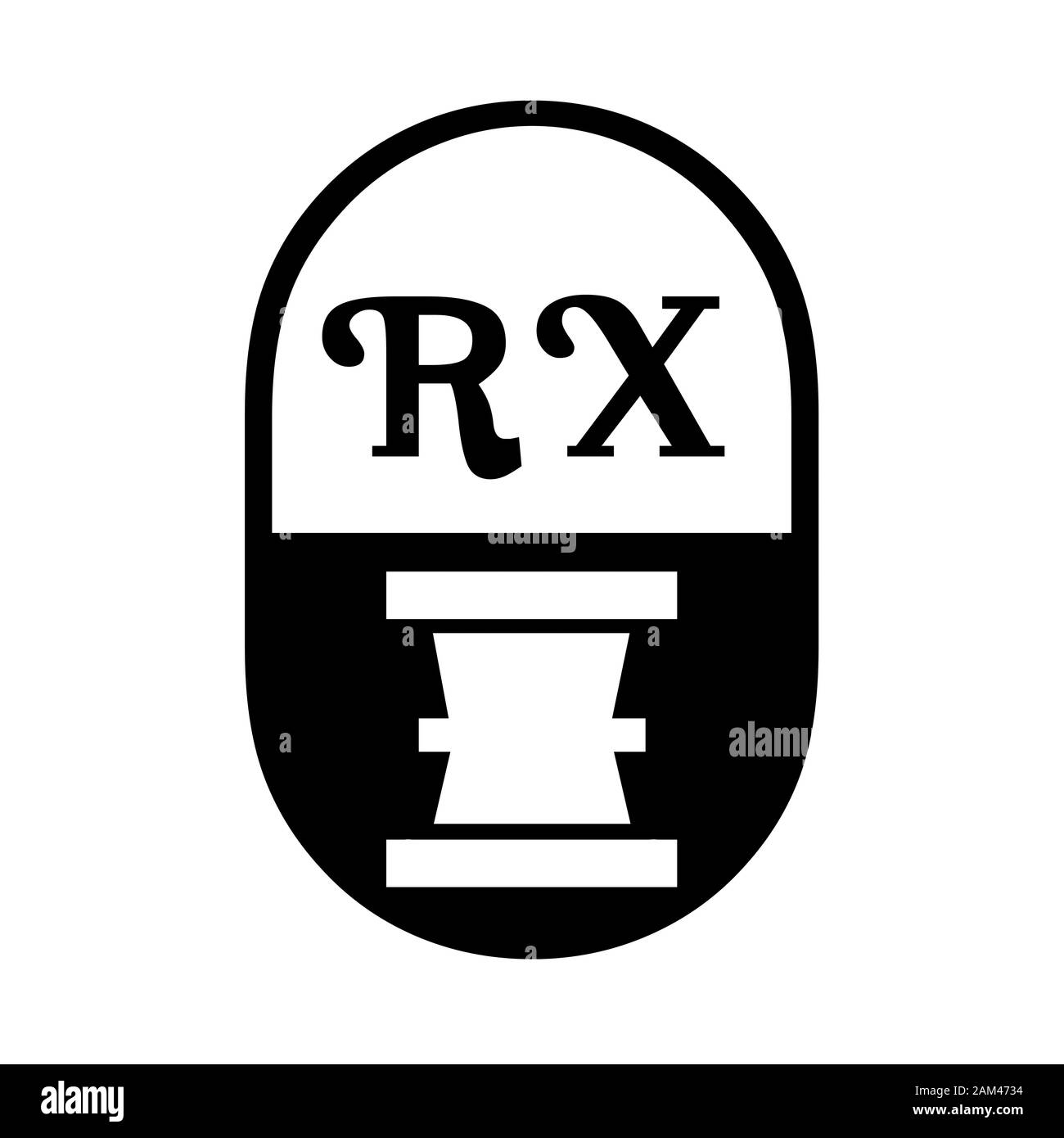 RX symbol icon Stock Photo - Alamy