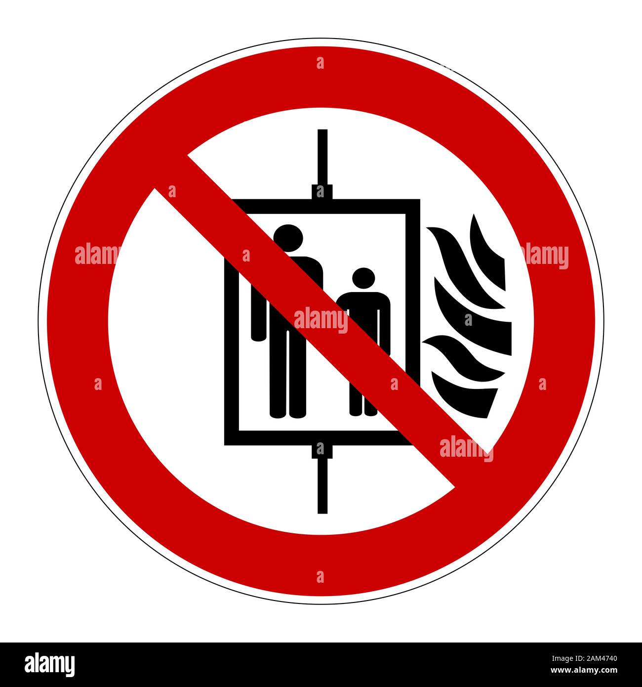 In case of fire do not use elevator hi-res stock photography and images ...
