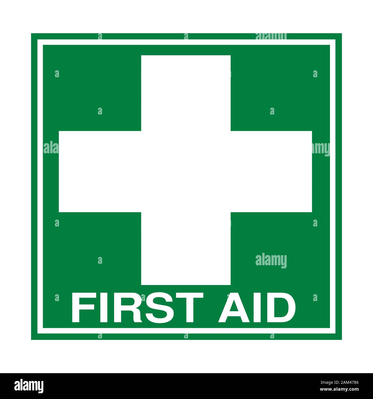 First aid sign Stock Photo - Alamy