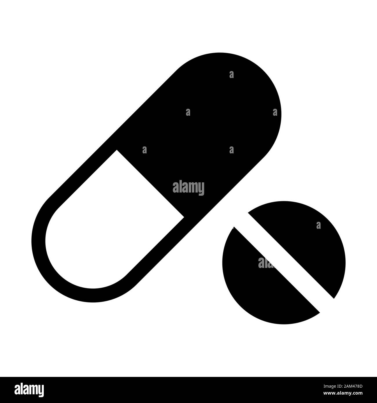 Medication symbol icon Stock Photo - Alamy
