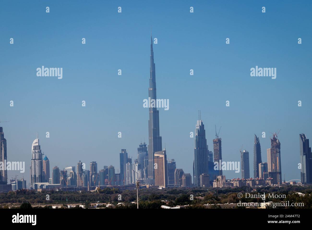 Dubai Skyline UAE Stock Photo - Alamy