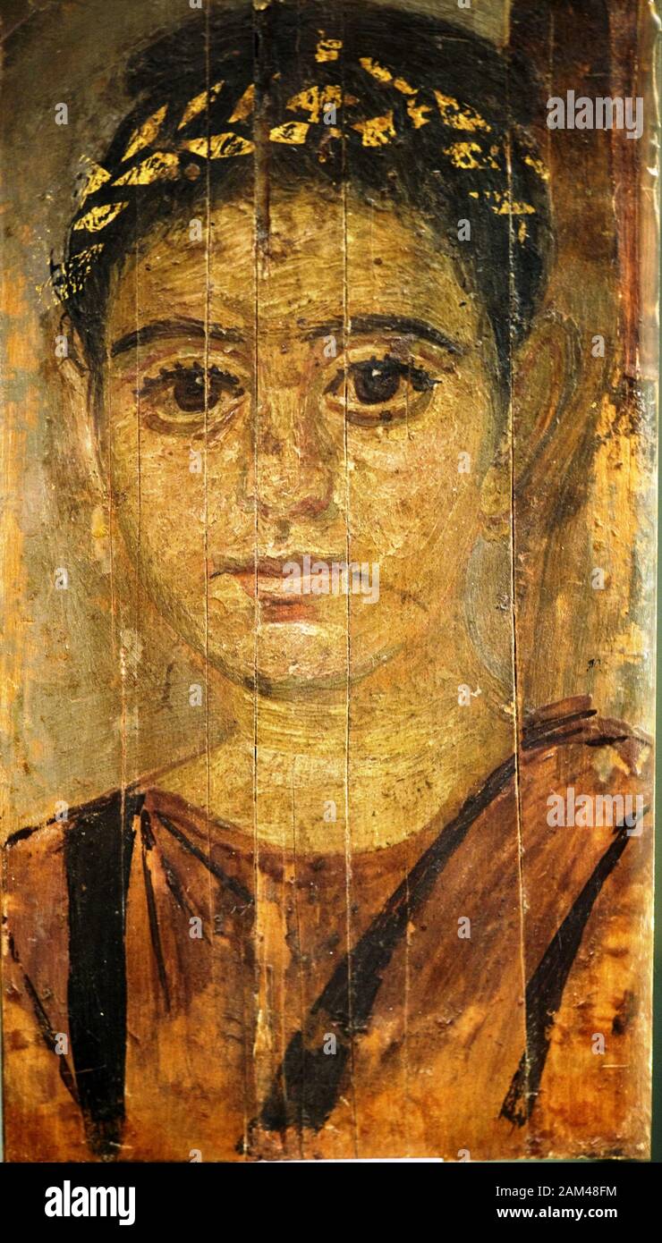 Fayum Portraits. Ancient Greek funeral paintings from 3rd century BC to ...