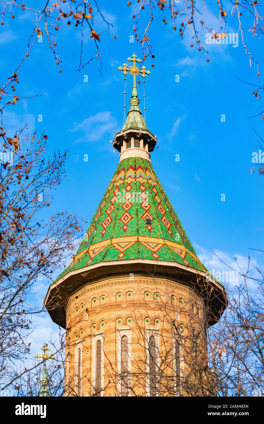 Metropolitan orthodox cathedral in timisoara hi-res stock photography ...